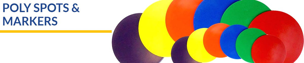 Poly Spots & Markers | Throw Down Markers | Physical Education ...